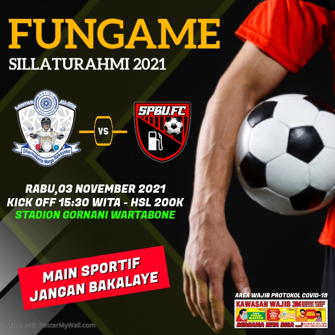 Copy of Salinan Salinan Salinan football league | PosterMyWall