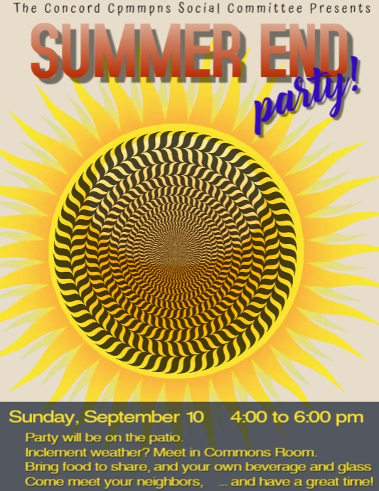 SUMMER END EVENT FLYER POSTER TEMPLATE | PosterMyWall