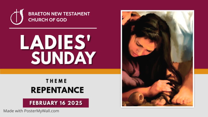 Ladies' Sunday | PosterMyWall