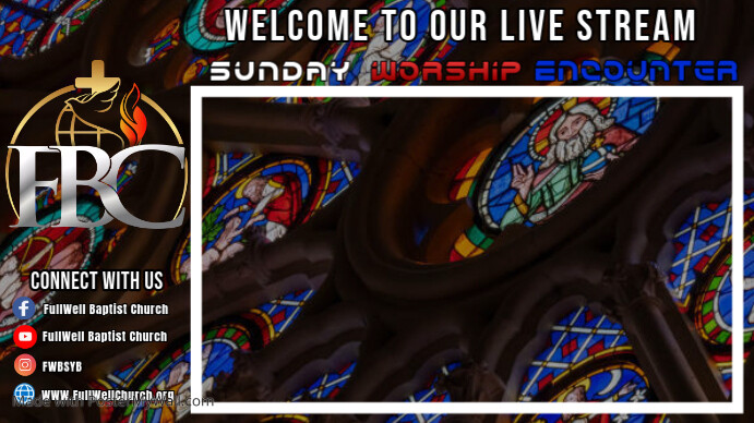 Sunday Service Youtube Thumbnail Background | PosterMyWall