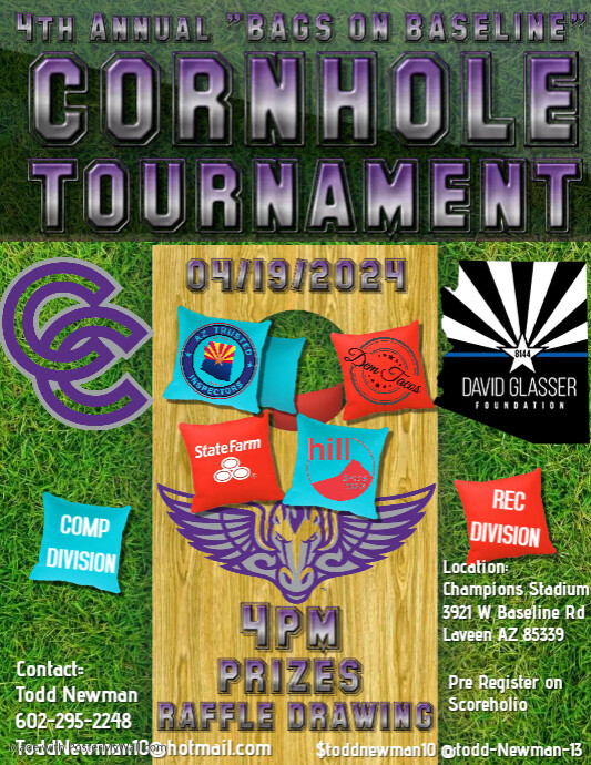 Copy of Copy of CORNHOLE TOURNAMENT | PosterMyWall