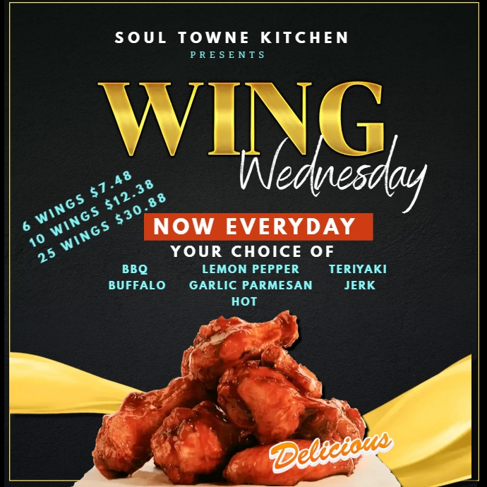 Wings Night | PosterMyWall