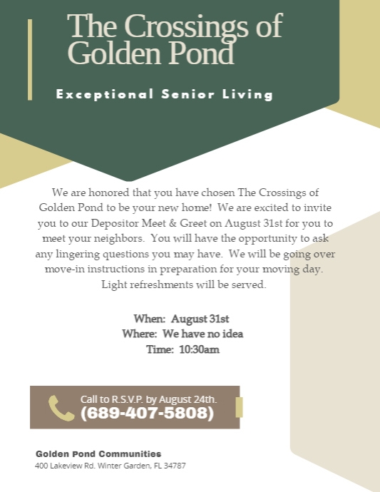 Assisted living Flyer Template | PosterMyWall