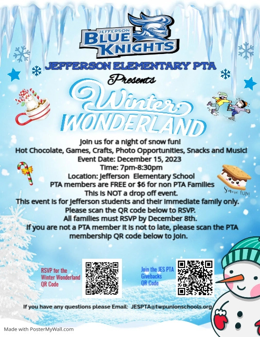Copy of Winter Wonderland Sale Flyer Template | PosterMyWall