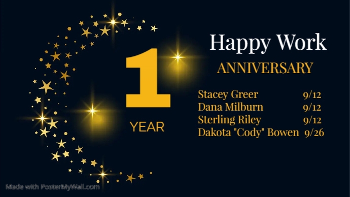 work anniversary | PosterMyWall