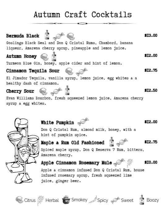 Fall Menu 2023 | PosterMyWall