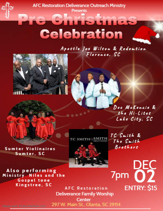 christmas cantata flyer template | PosterMyWall