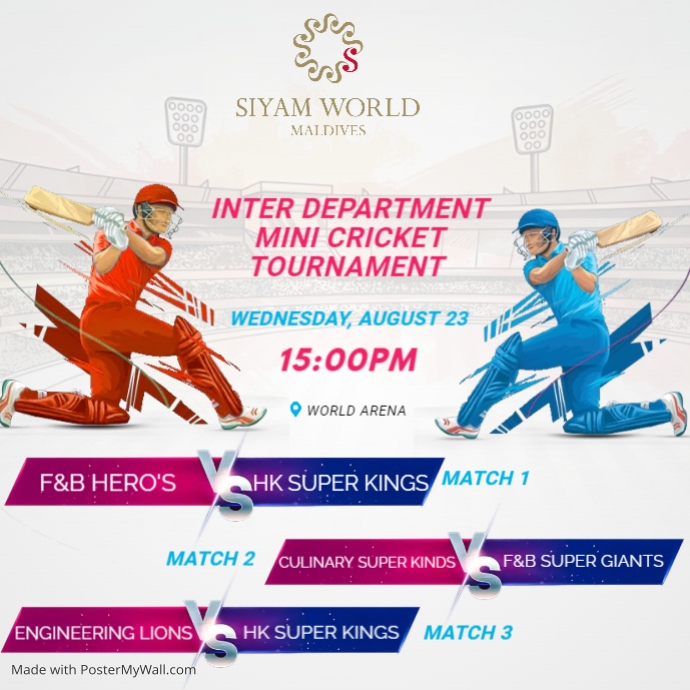 Copy of Cricket Tournament | PosterMyWall