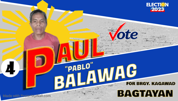 Election Tarpaulin Poster | PosterMyWall