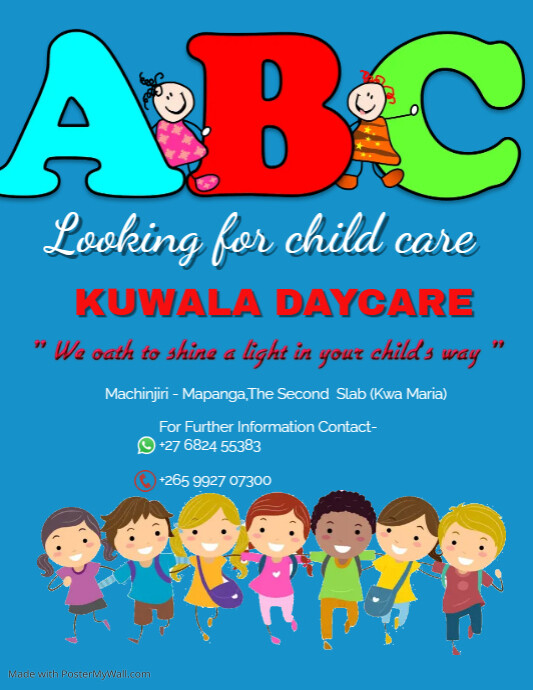 DAY CARE pre school | PosterMyWall