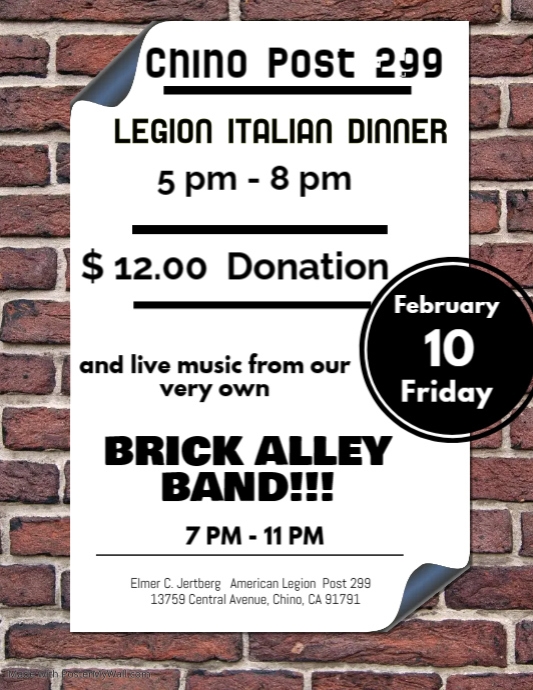 Brick Event Flyer Template | PosterMyWall