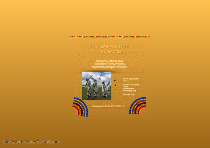 Umgidi design 2 | PosterMyWall