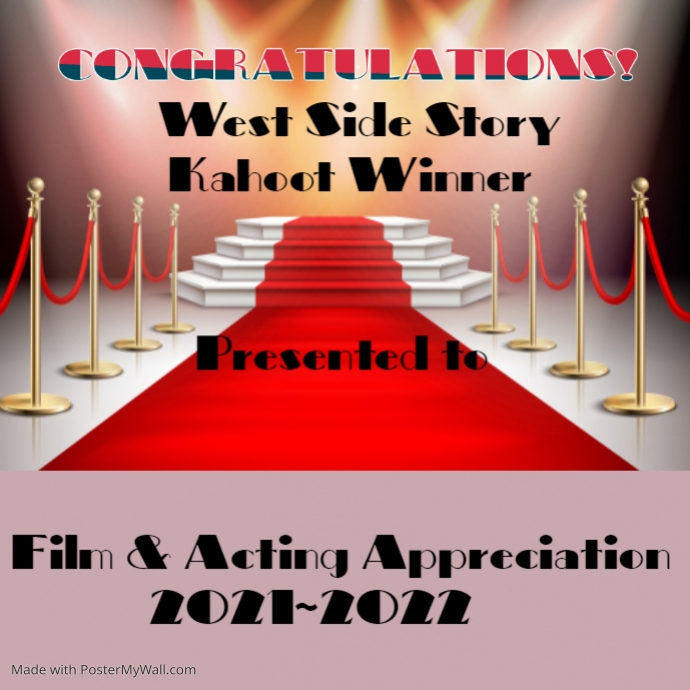 Copy of Red carpet spotlight template | PosterMyWall