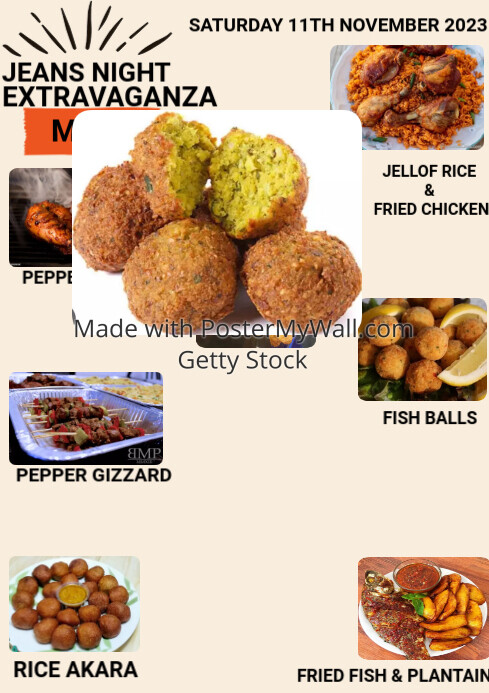 Restaurant Menu | PosterMyWall