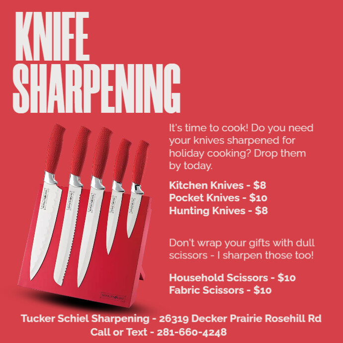 Knife Day Instagram Post | PosterMyWall