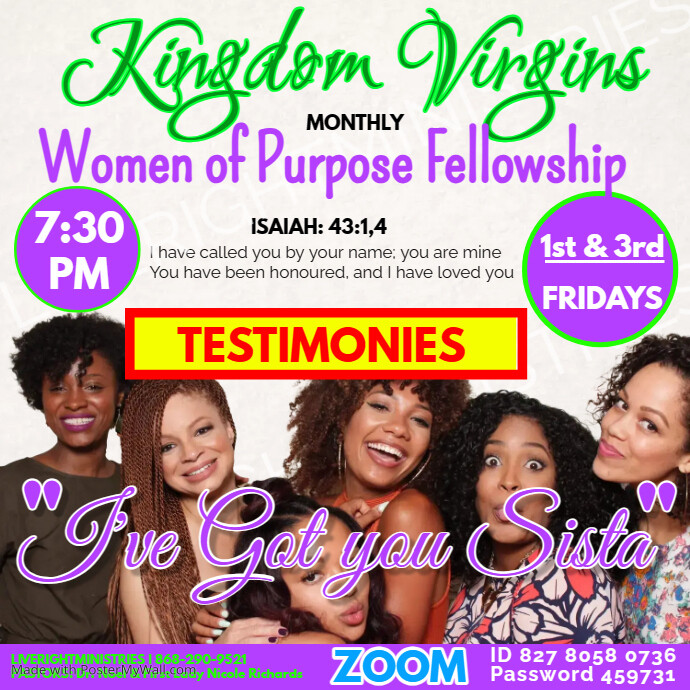 Women's Ministry | PosterMyWall
