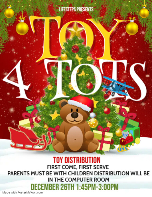 Toy Drive Flyer | PosterMyWall