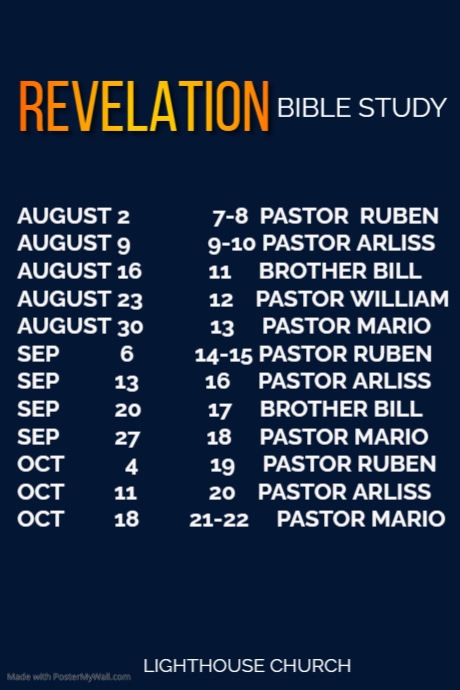 church monthly schedule | PosterMyWall