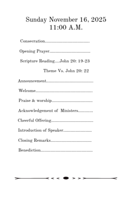 Event Program Template Final 1 (1) | PosterMyWall