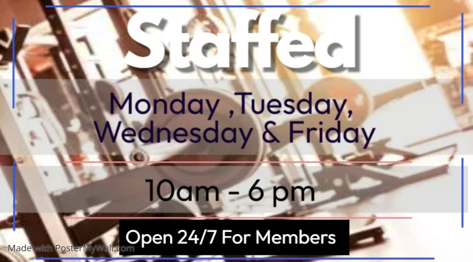 BUSINESS HOURS BANNER | PosterMyWall