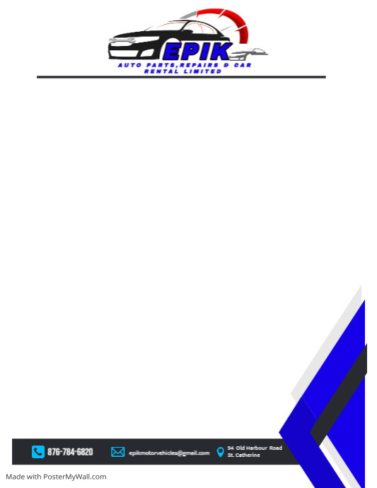 Company Header Template (1) | PosterMyWall