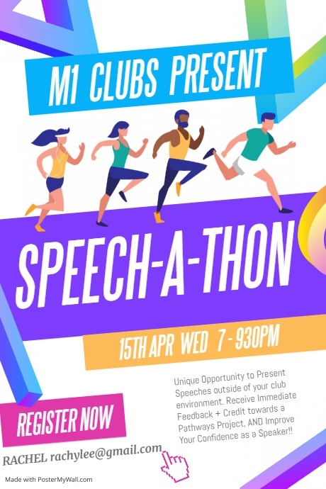 Speethathon | PosterMyWall