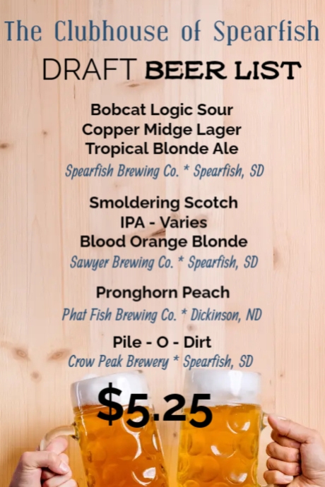 Bar Menu Template (1) | PosterMyWall