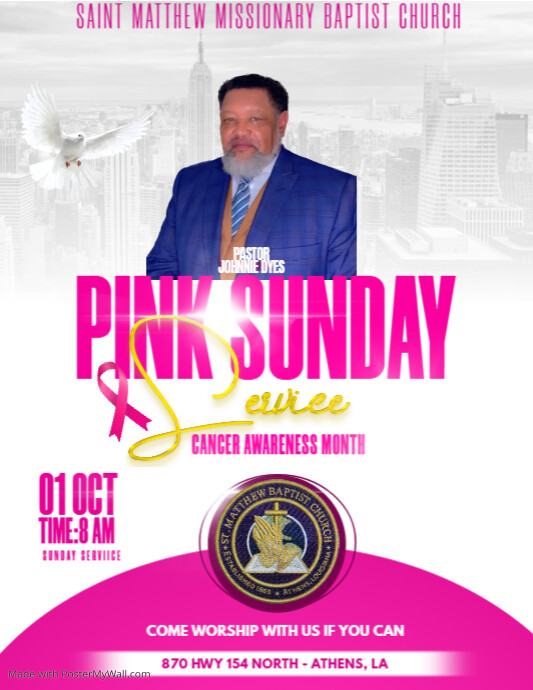 pink sunday | PosterMyWall
