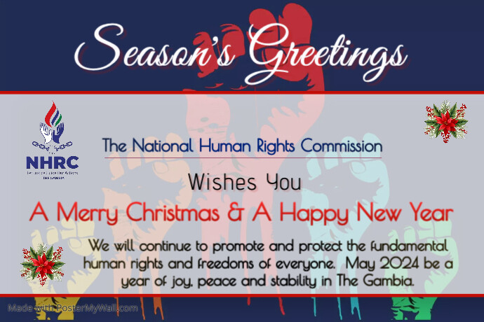 Copy of NHRC 2024 Season's Greetings Card | PosterMyWall