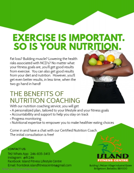 Nutrition Coaching Ad Version 1.1 | PosterMyWall