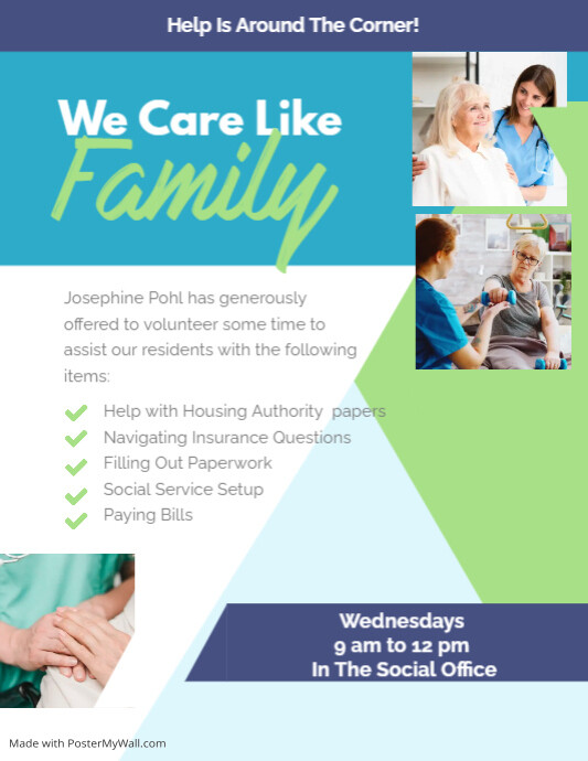 Senior Care Assisted Living Flyer Template | PosterMyWall