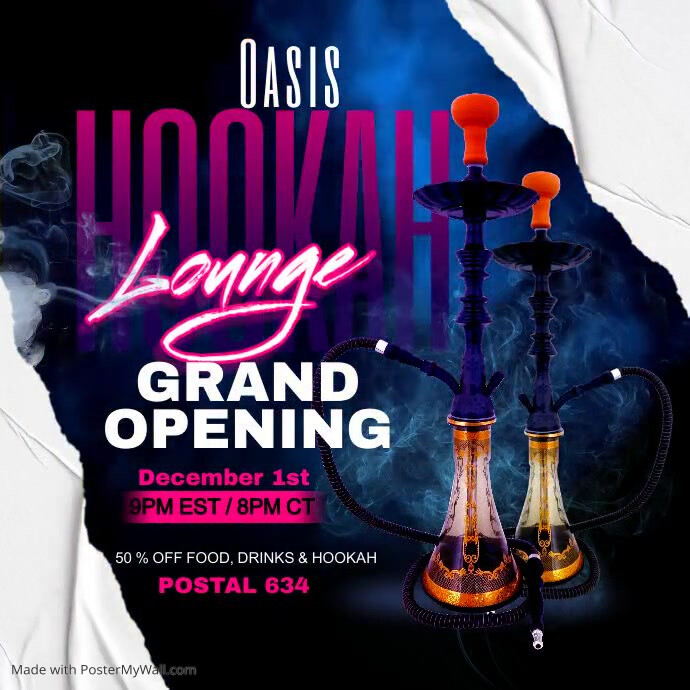 hookah lounge | PosterMyWall