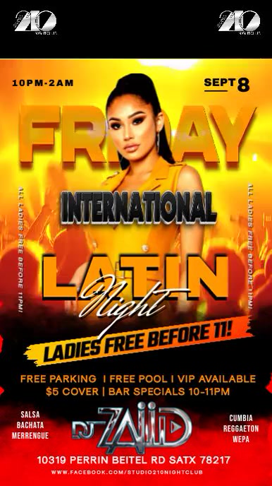 Latin night party poster | PosterMyWall