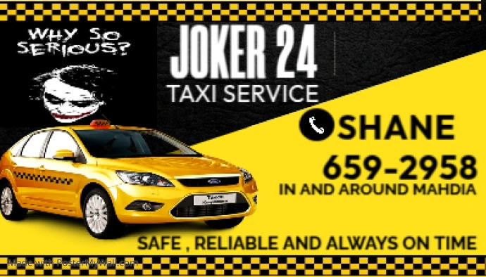 Cab business card | PosterMyWall