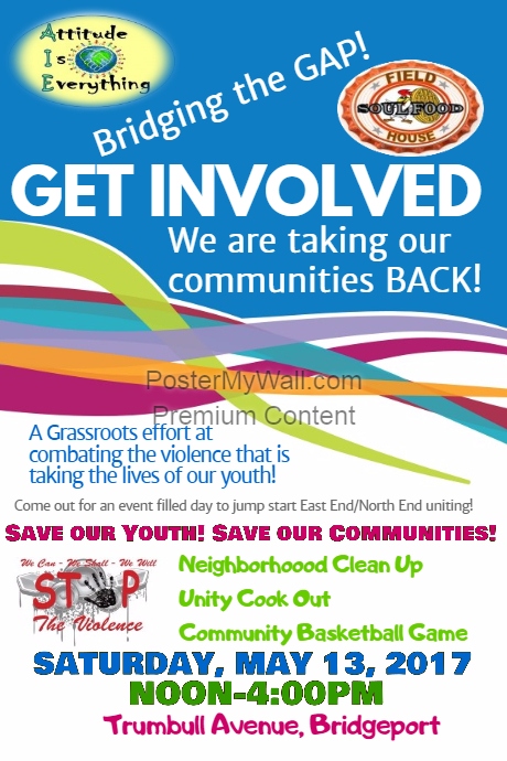 Copy of Copy of Copy of Get involved Poster | PosterMyWall