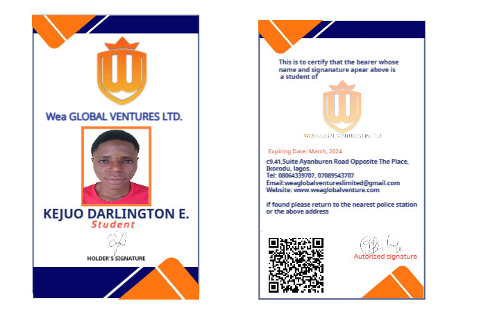 Copy of ID CARD DESIGN TEMPLATE (1) | PosterMyWall