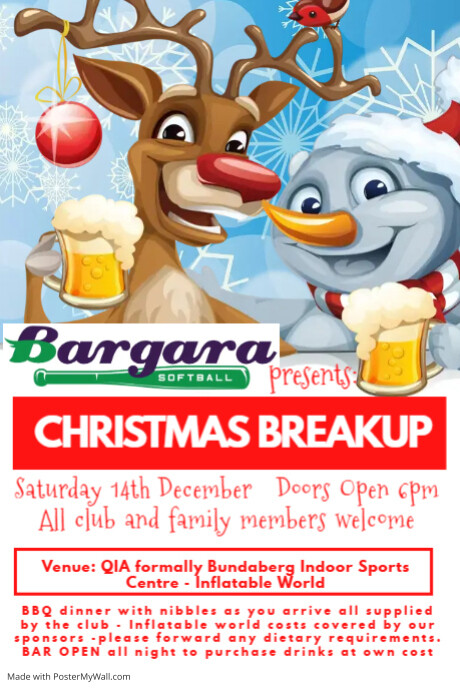 Copy of Christmas Drinks Poster | PosterMyWall