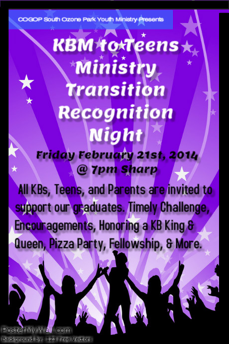 kbm teen flyer | PosterMyWall