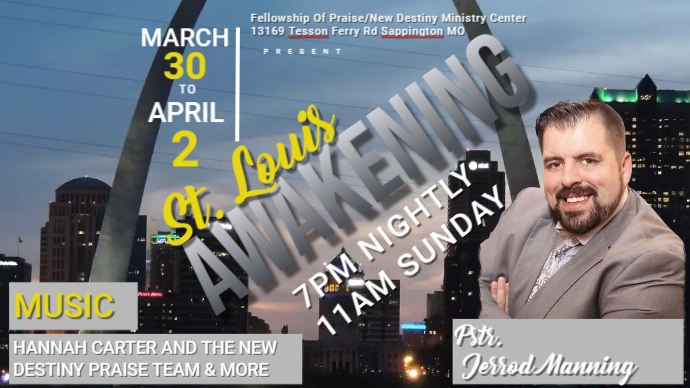 Awakening Worship Church Flyer/Poster (1) | PosterMyWall