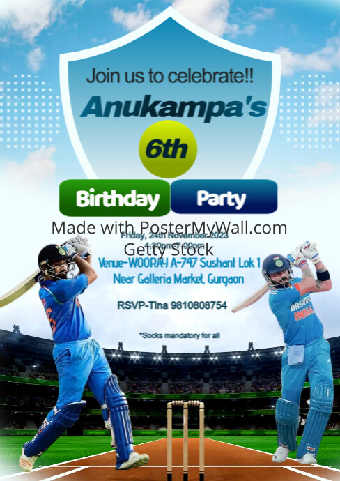 Copy of Cricket World Cup Final Flyer | PosterMyWall