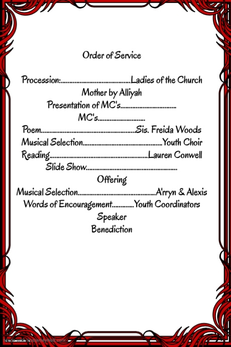 Copy of Copy of Event Program Template Final 1 | PosterMyWall