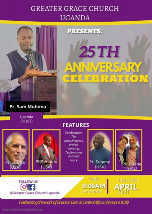 Copy of Christian men event flyer | PosterMyWall
