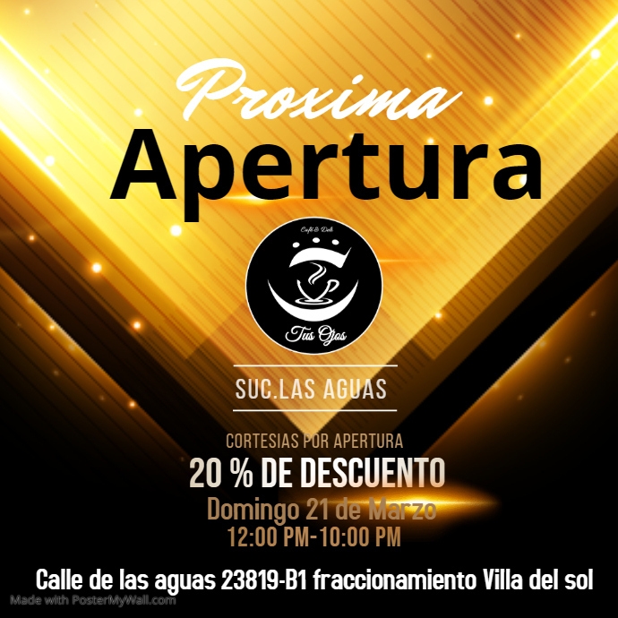 Copy of Copia de relaunch,Birthday flyer,opening soon | PosterMyWall