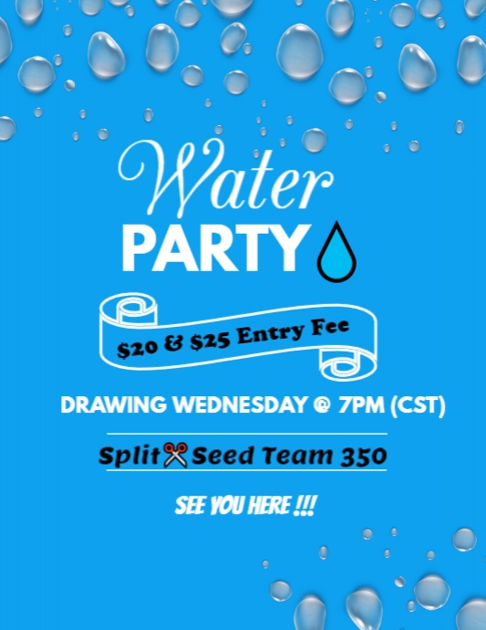Copy of Copy of Water Party Flyer Template | PosterMyWall
