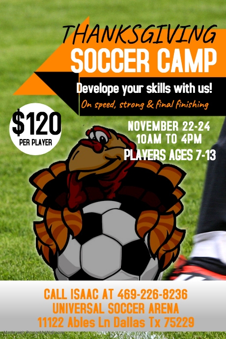 Copy of Youth Soccer Camp Poster | PosterMyWall