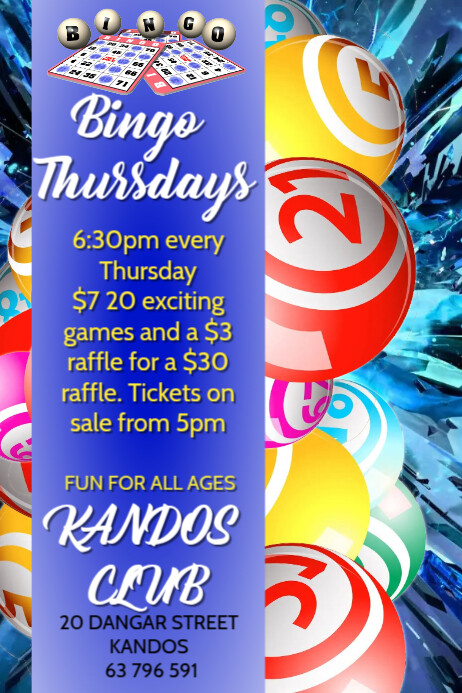 Copy of Bingo Poster | PosterMyWall