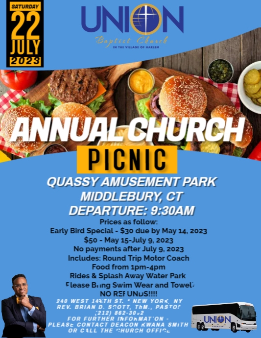 UBC Annual Church Picnic | PosterMyWall