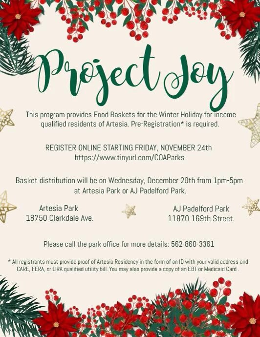 Project Joy Dec 2023- english flyer | PosterMyWall