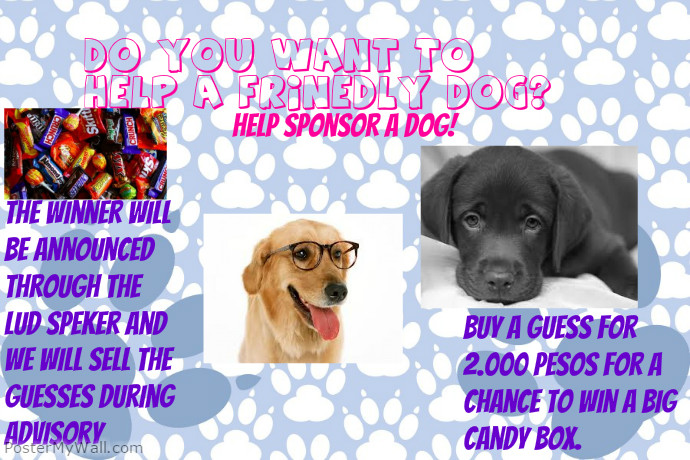 Sponsor a dog | PosterMyWall