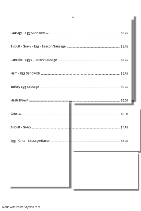 Copy of Menu Template | PosterMyWall